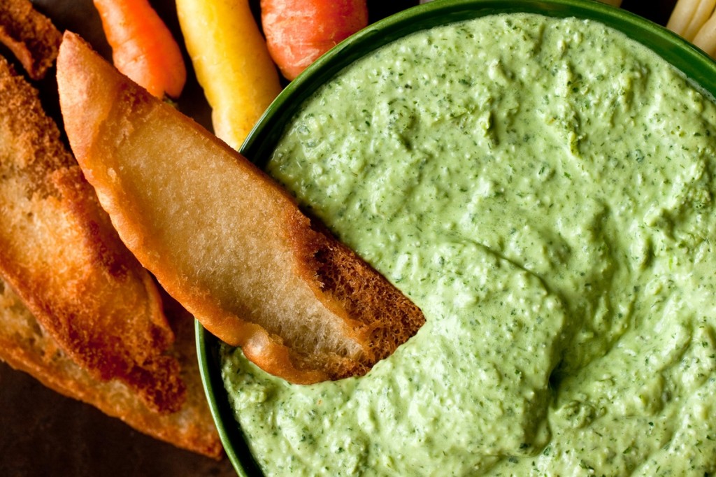 Great Edibles Recipes: Green Goddess Dip - Weedist